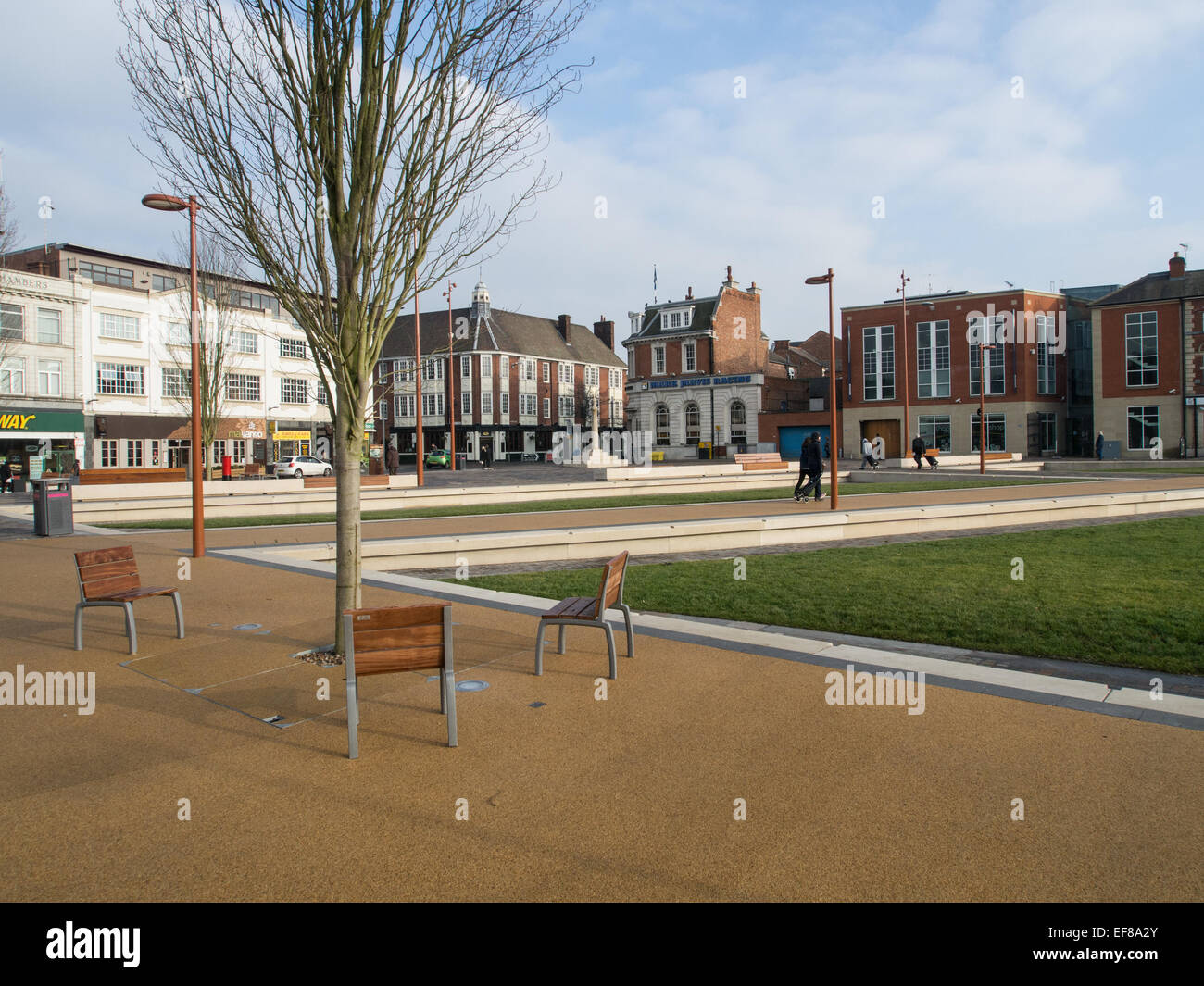 THE HIGH CROSS JUBILEE SQUARE, LEICESTER, ENGLAND - JANUARY - 2015 ...