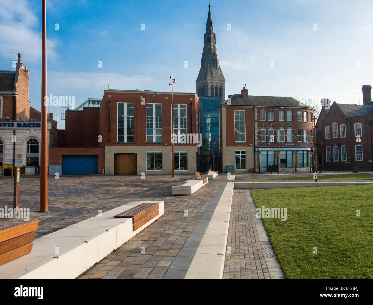 THE HIGH CROSS JUBILEE SQUARE, LEICESTER, ENGLAND - JANUARY - 2015 ...