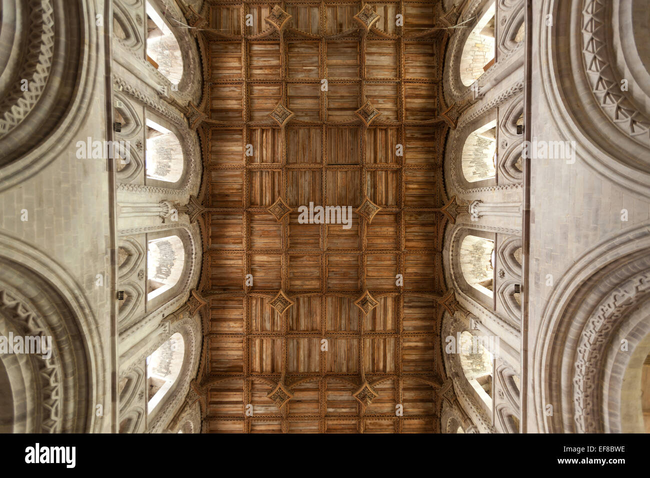 Medieval wooden ceiling hi-res stock photography and images - Alamy