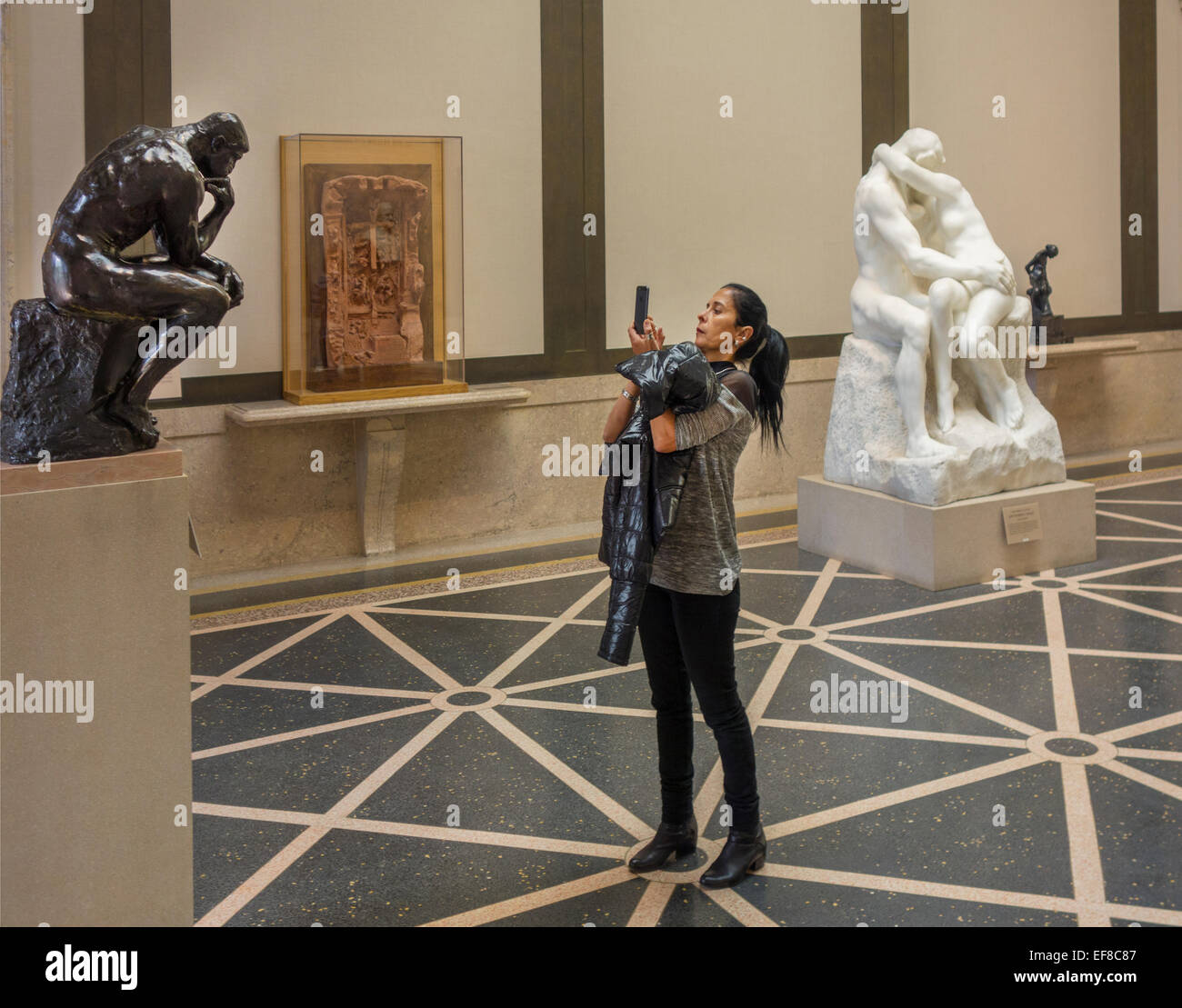 Rodin museum Philadelphia PA Stock Photo - Alamy