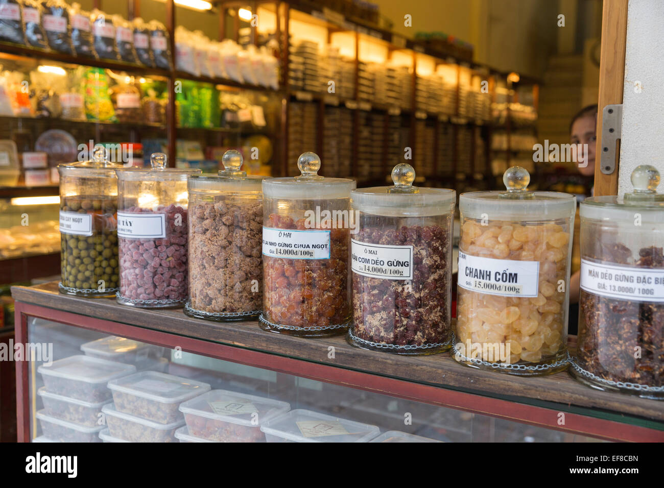 Candy store, Hang Dao St, Old Town Hanoi, Vietnam Stock Photo - Alamy
