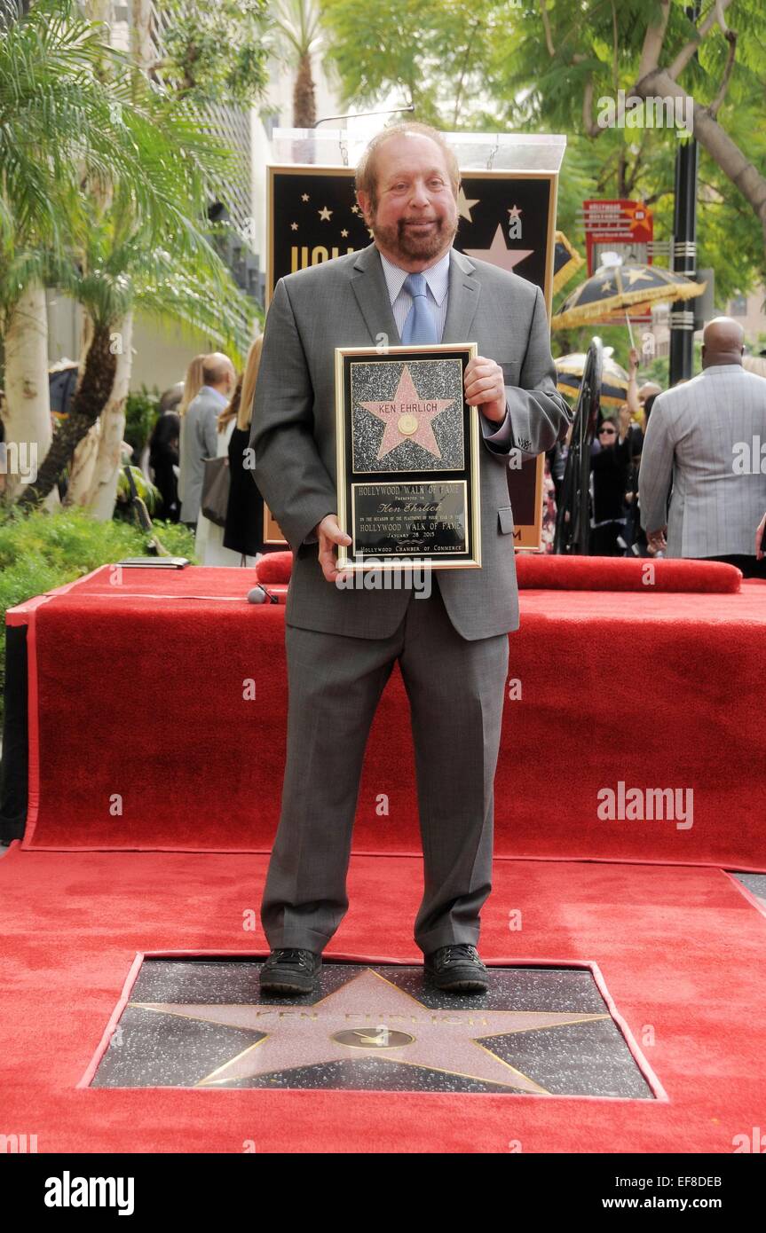Los Angeles, CA, USA. 28th Jan, 2015. Ken Ehrlich at the induction ...