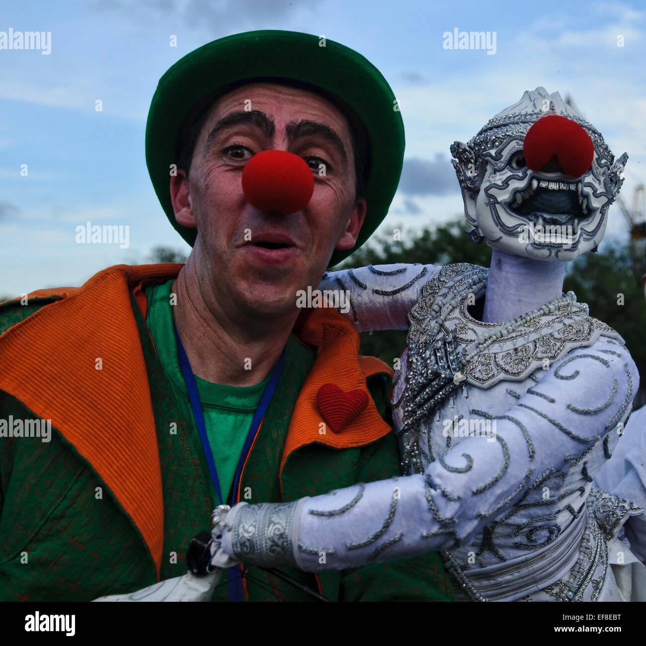 Puppet performer at the World Puppet Festival, Bangkok, Thailand Stock ...