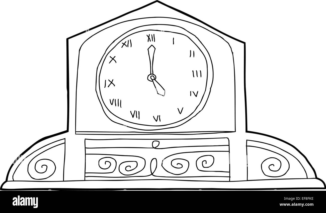 Ornate mantle clock hi-res stock photography and images - Alamy