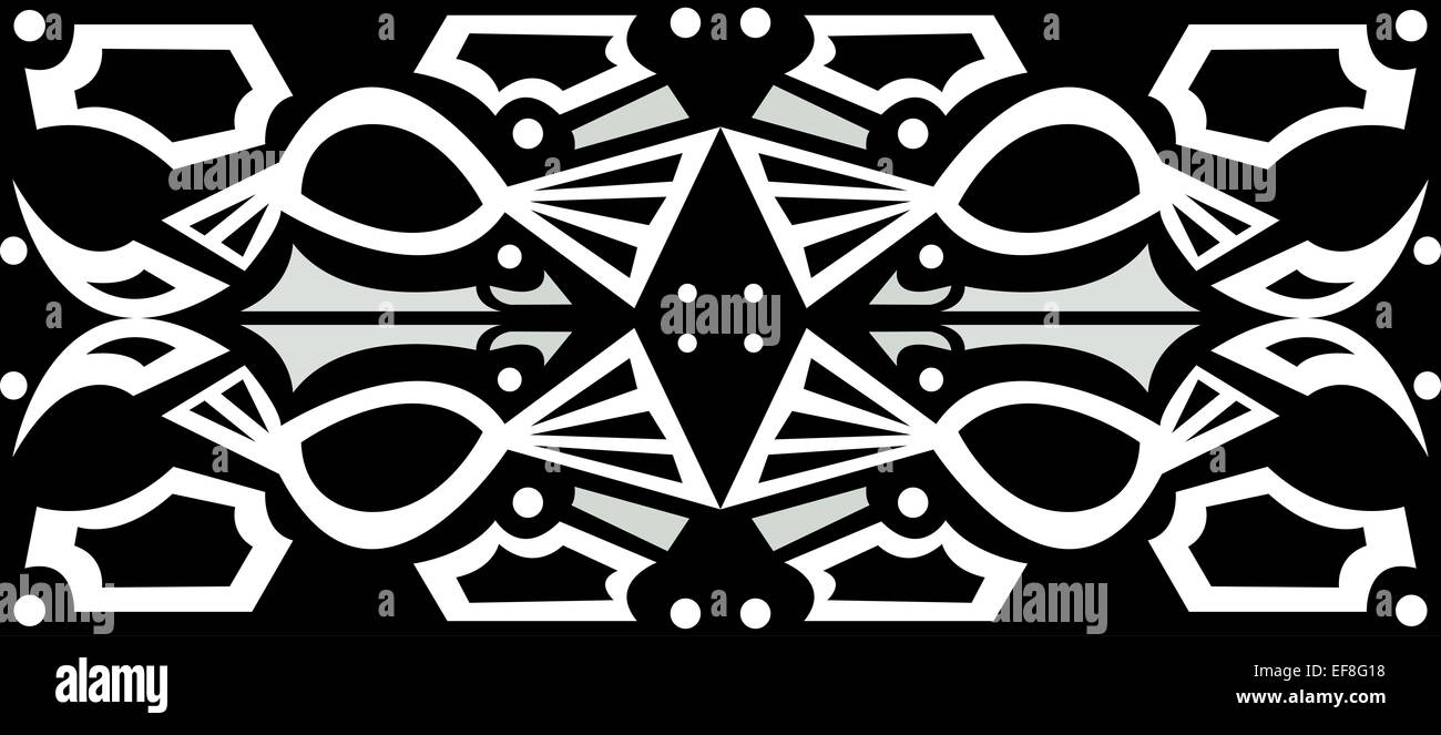 Seamless background tile pattern of abstract bird shapes Stock Photo ...