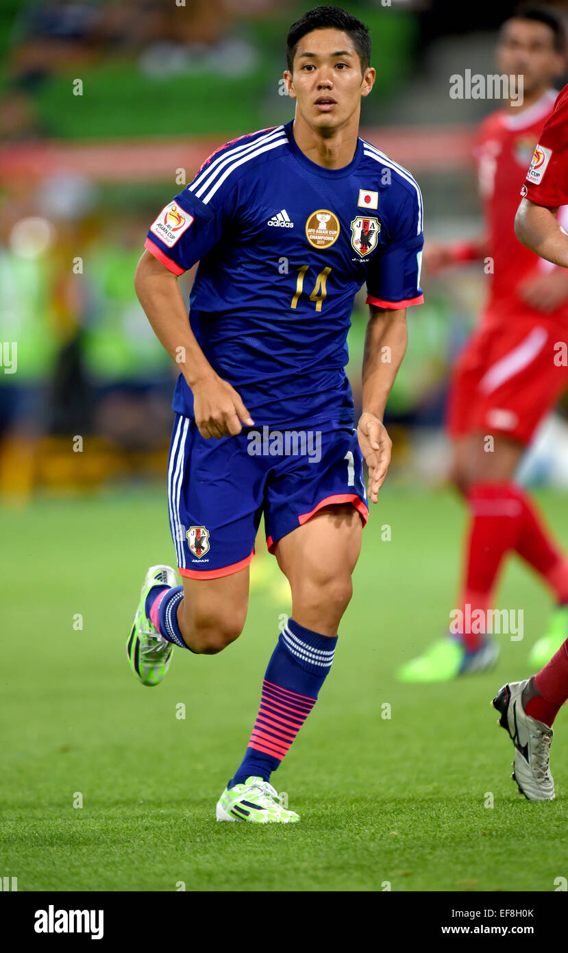 Melbourne, Australia. 20th Jan, 2015. Yoshinori Muto (JPN) Football ...
