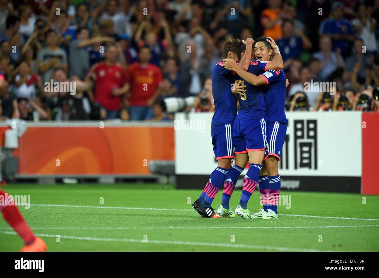 Melbourne, Australia. 20th Jan, 2015. (R-L) Yoshinori Muto, Shinji ...