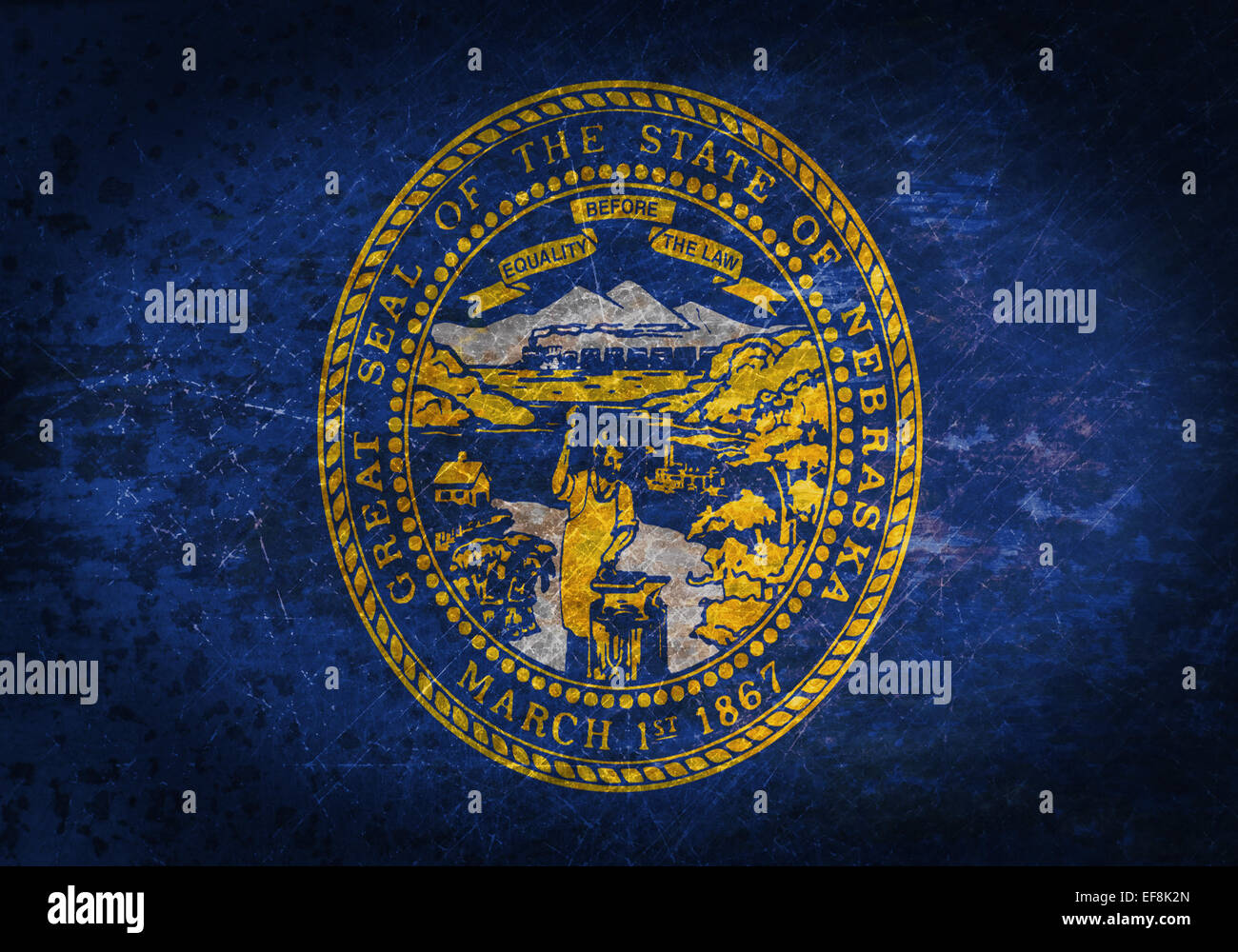 Us state flag nebraska hi-res stock photography and images - Alamy