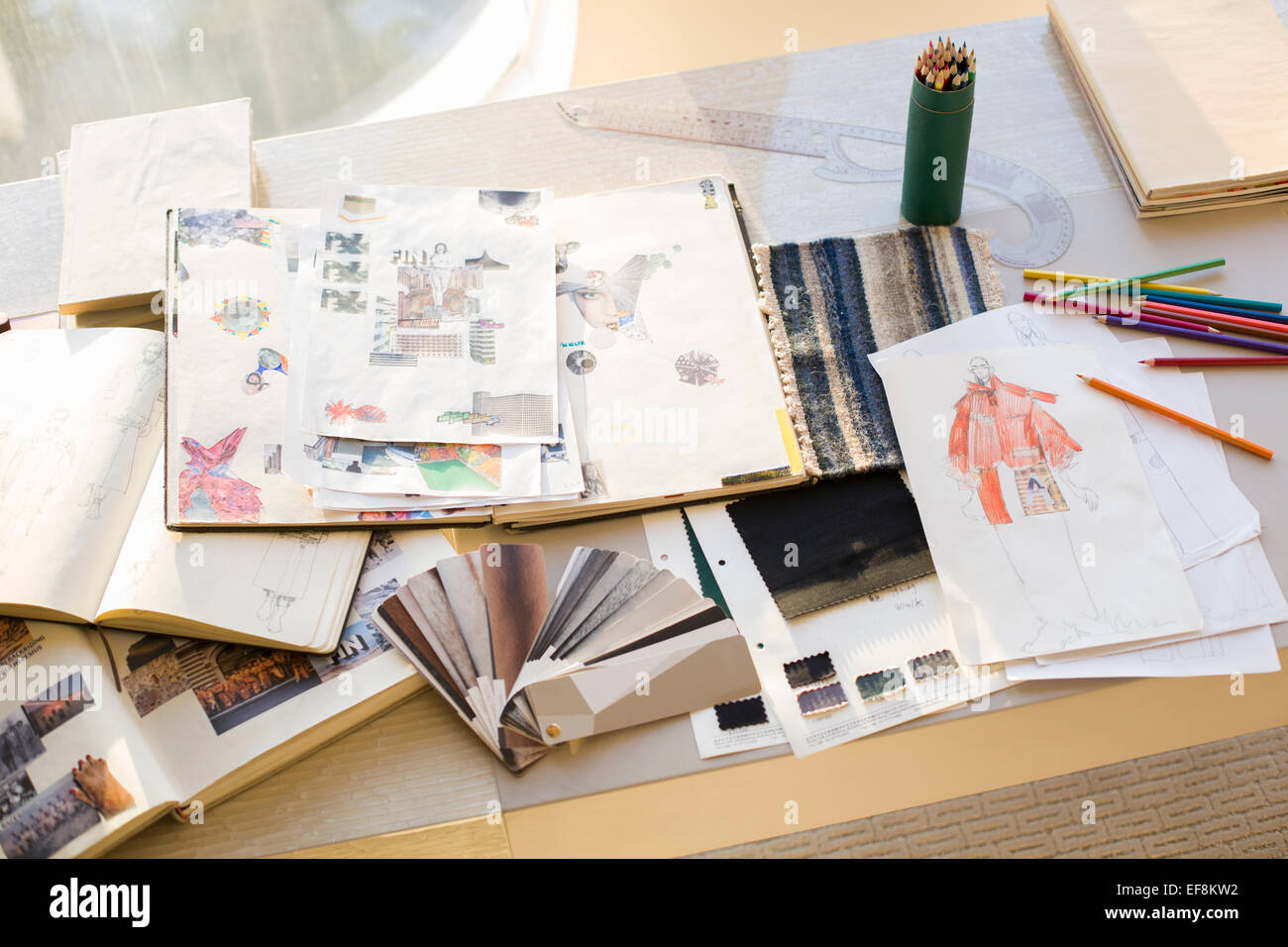 Clothing design studio Stock Photo - Alamy