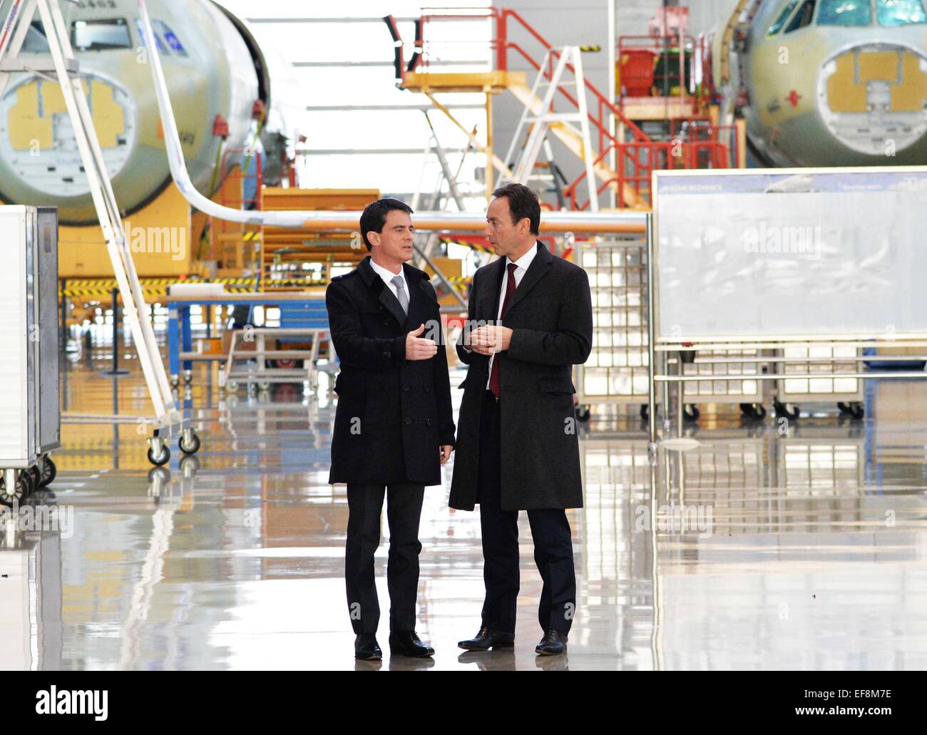 (150129) -- TIANJIN, Jan. 29, 2015 (Xinhua) -- French Prime Minister ...