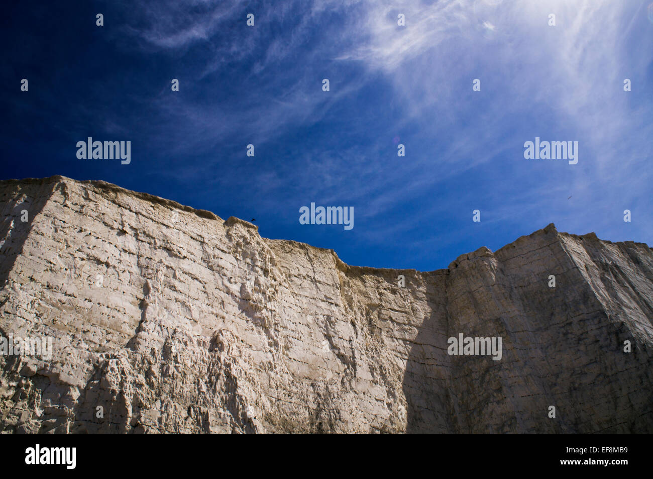 The Seven Sisters white chalk cliffs Stock Photo - Alamy