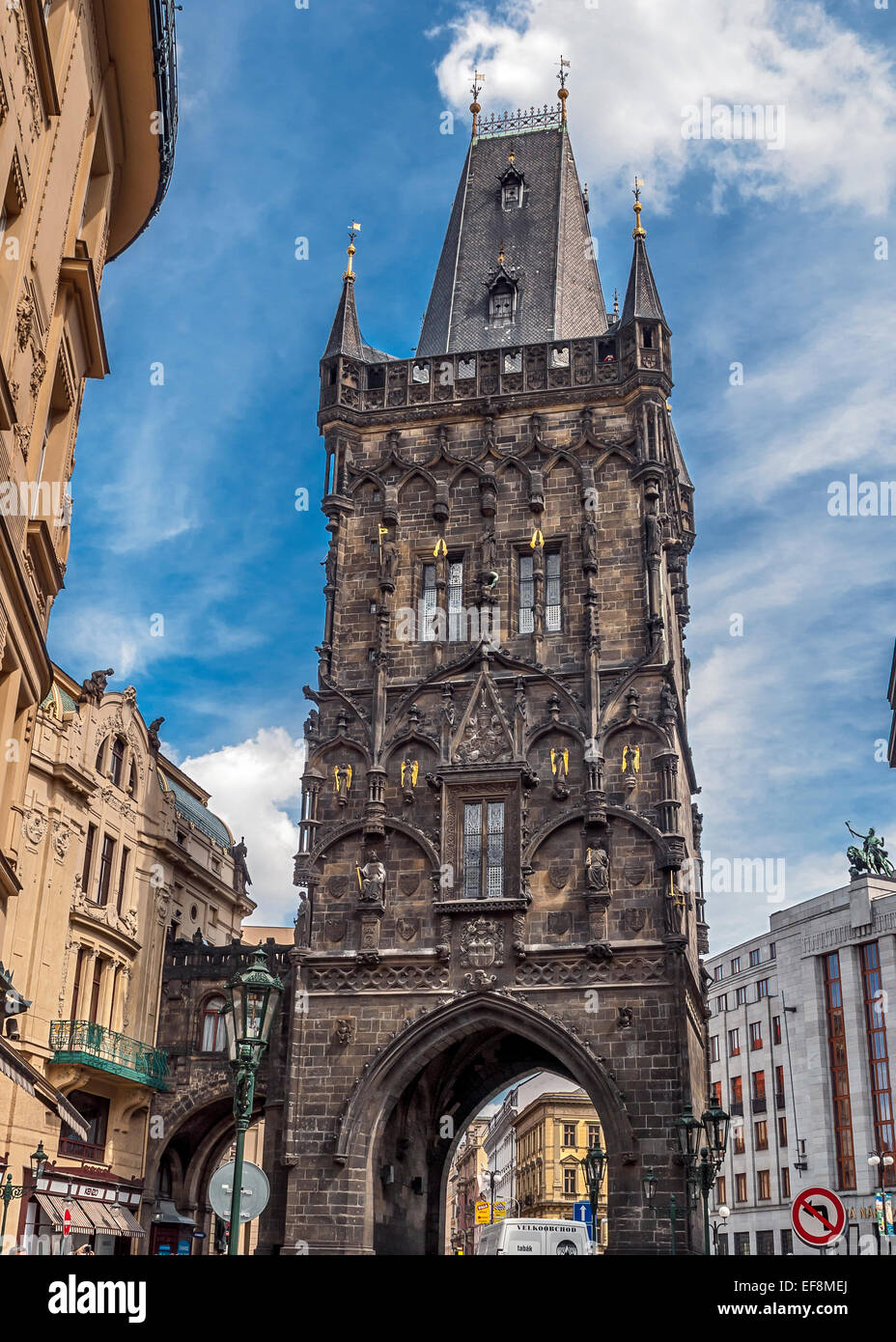 Prague gothic powder tower hi-res stock photography and images - Alamy