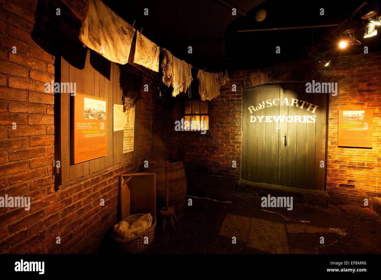 Thackray Medical Museum interior shot of themed areas Stock Photo - Alamy