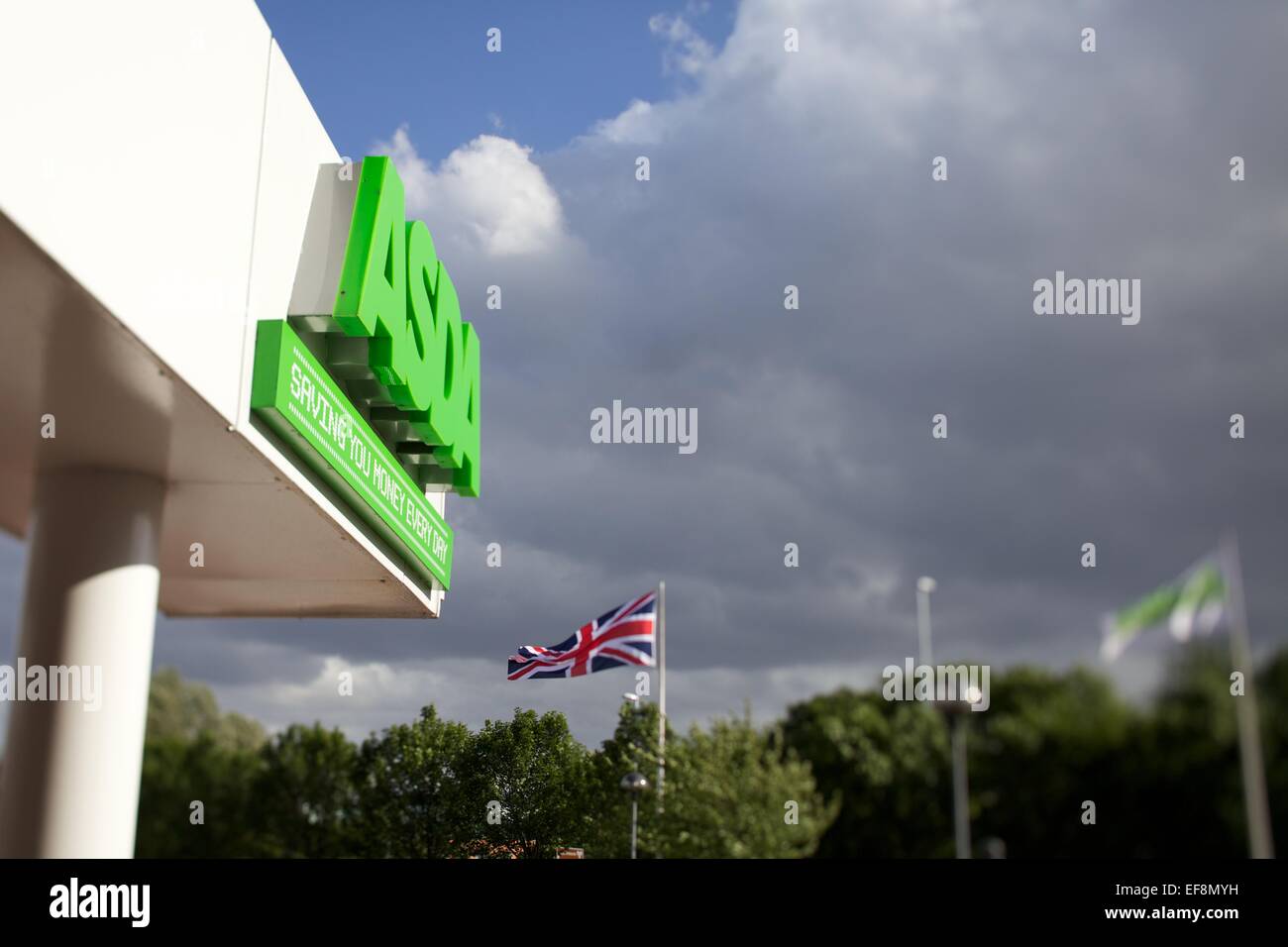 Asda signage outside head office building in Leeds Stock Photo - Alamy
