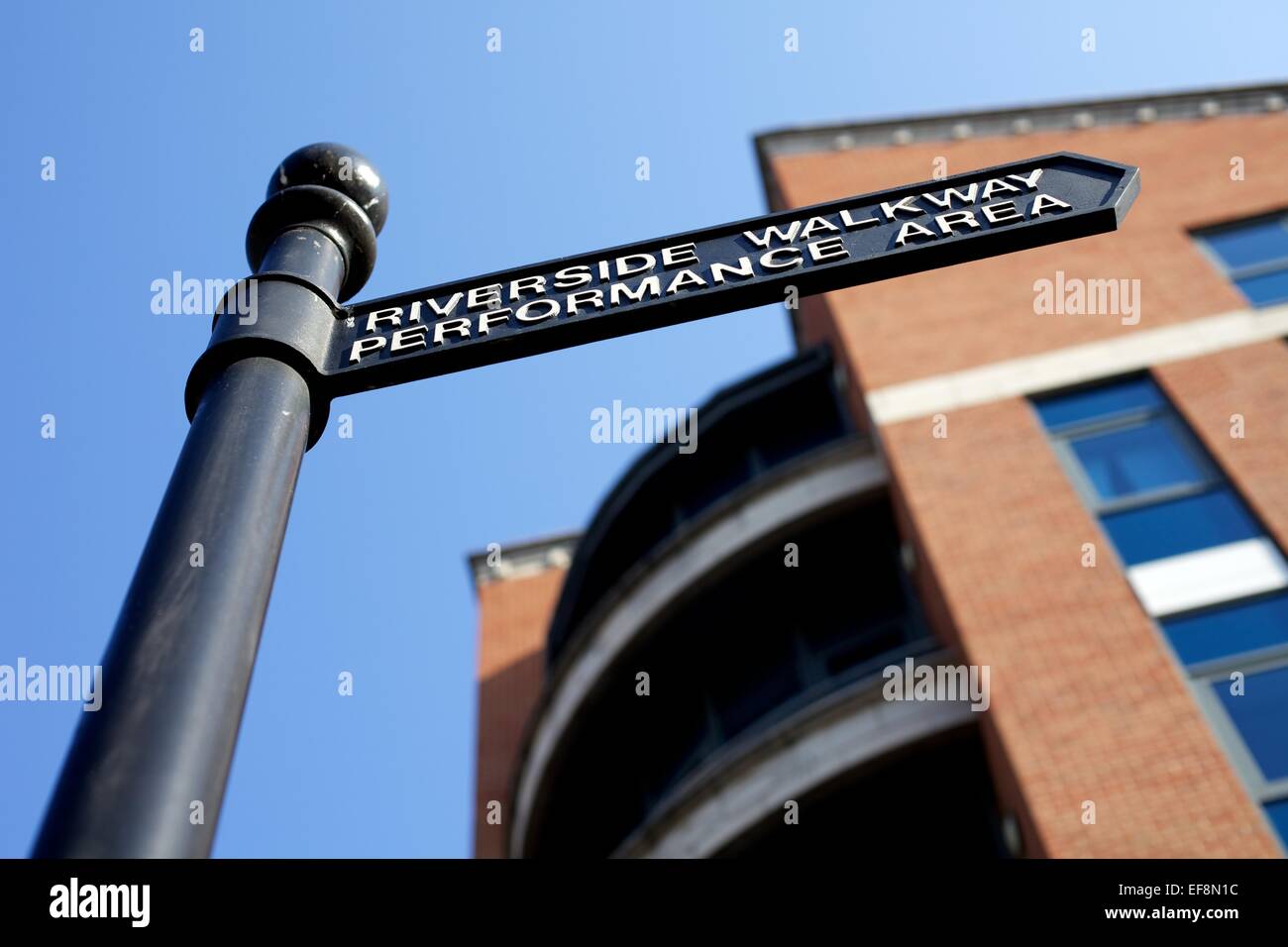 sign post in Leeds city centre Stock Photo - Alamy