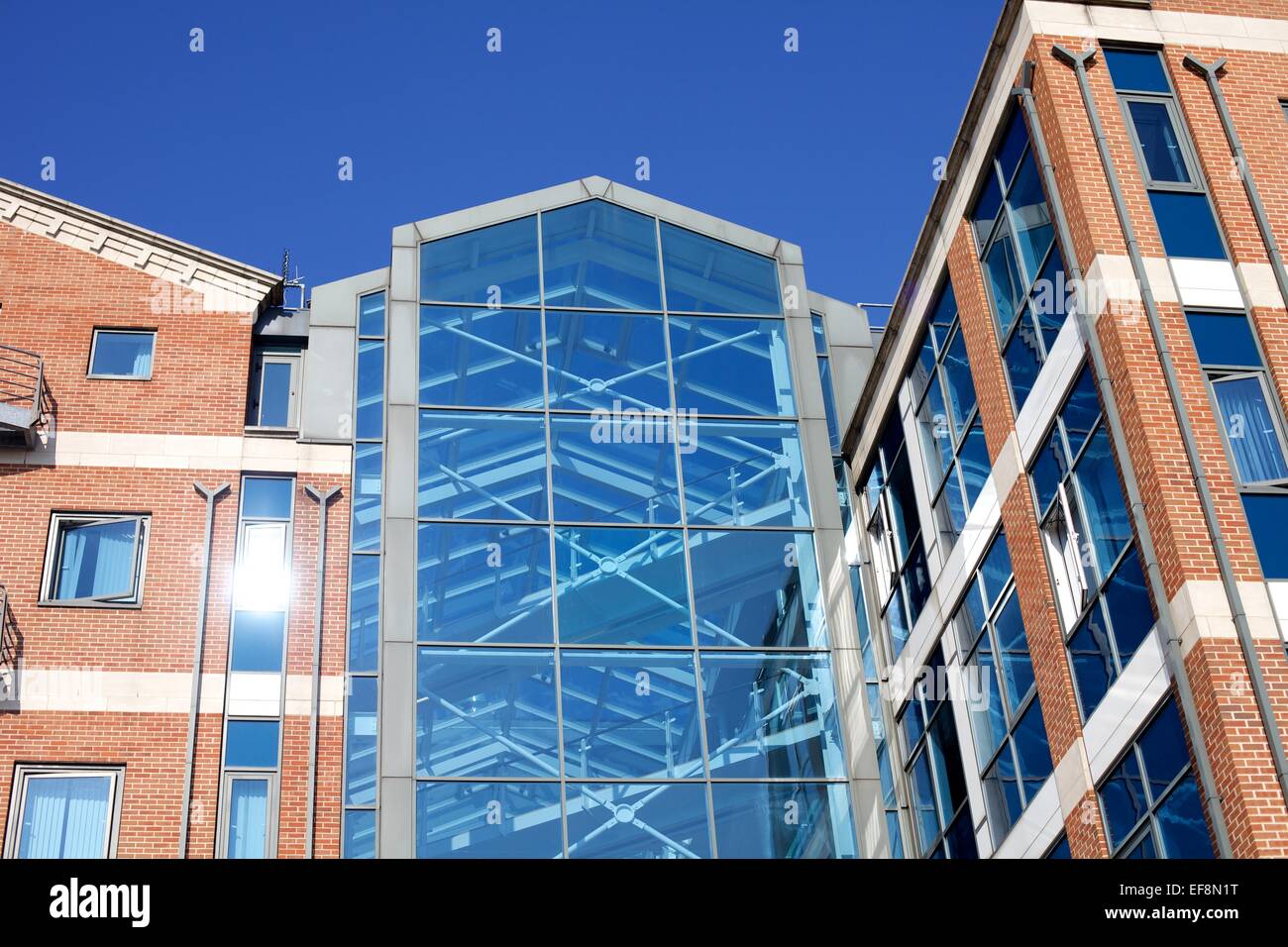 exterior shot of Leeds city centre buildings Stock Photo - Alamy