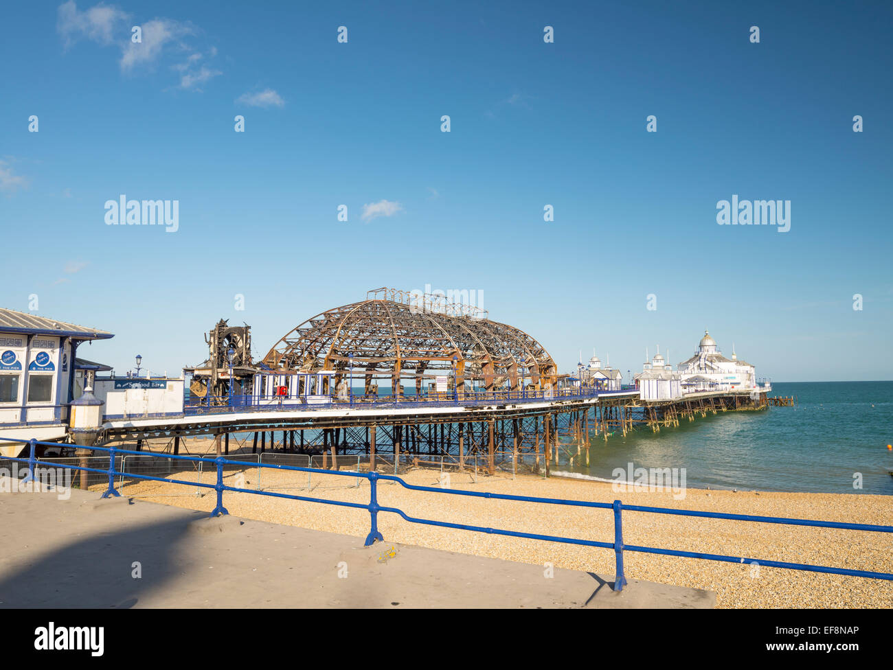 Eastbourne pier fire uk hi-res stock photography and images - Alamy