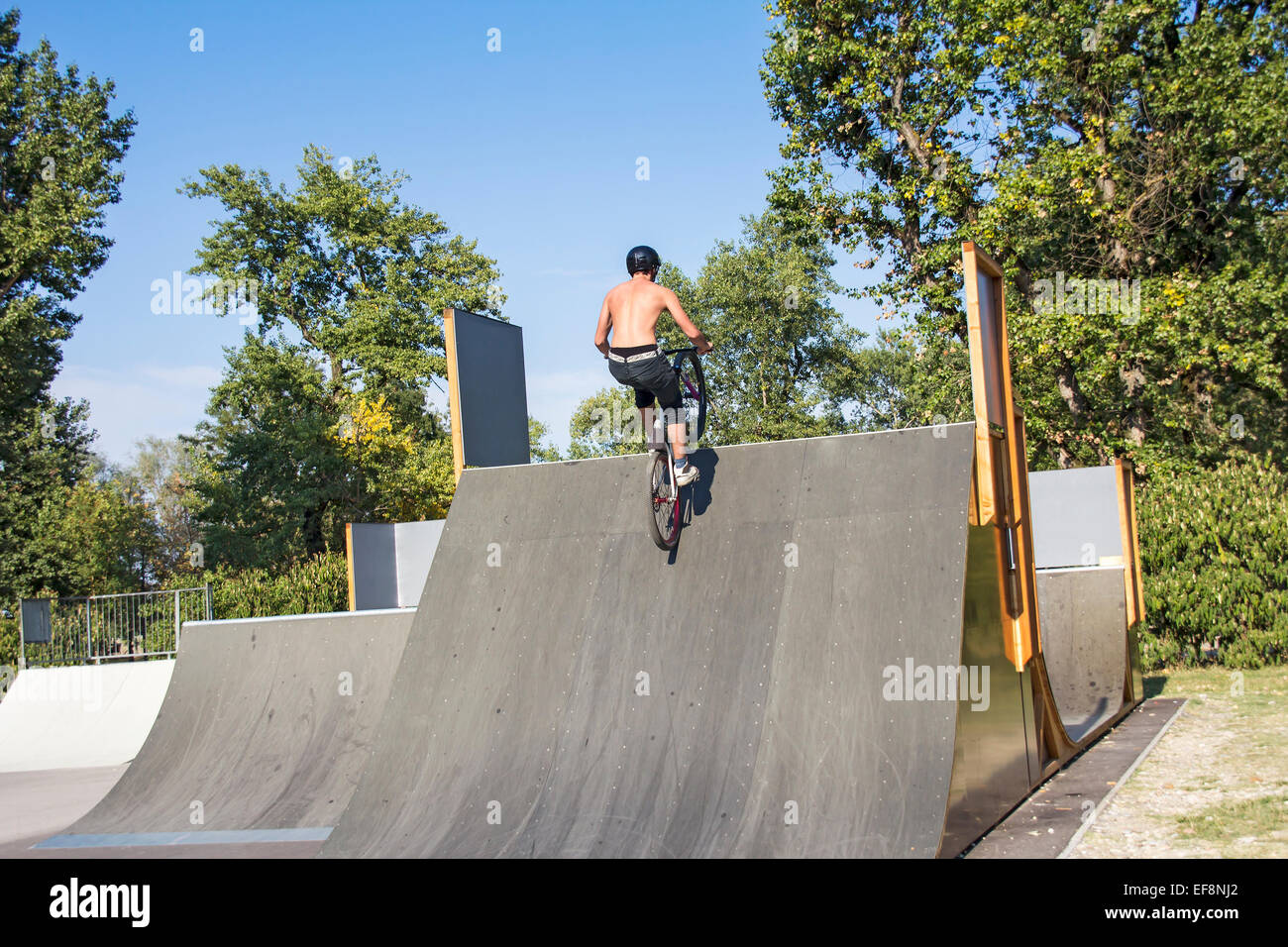 Bicycle ramp hi-res stock photography and images - Alamy