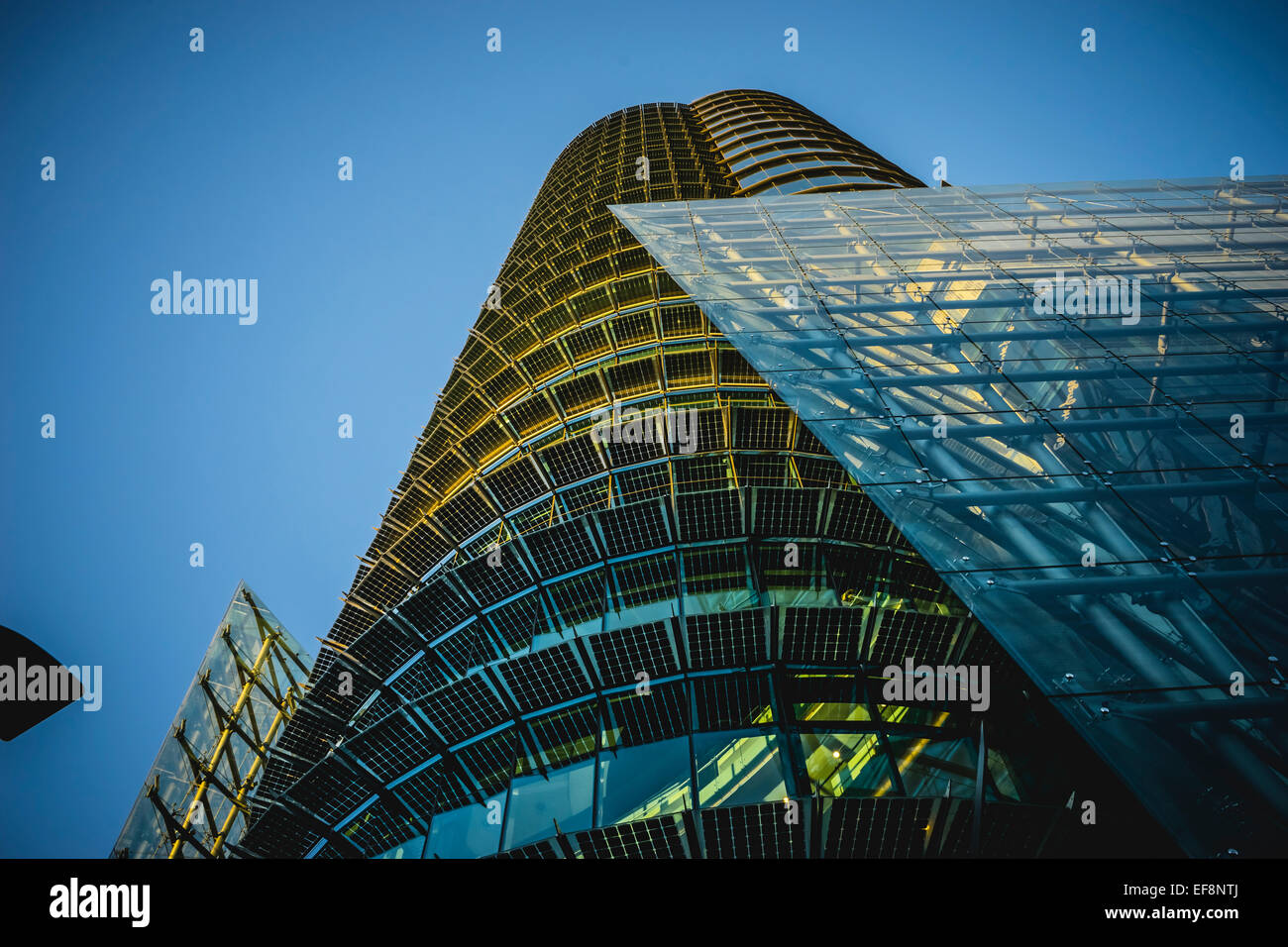 Corporate Modern crystal building, office spaces Stock Photo - Alamy