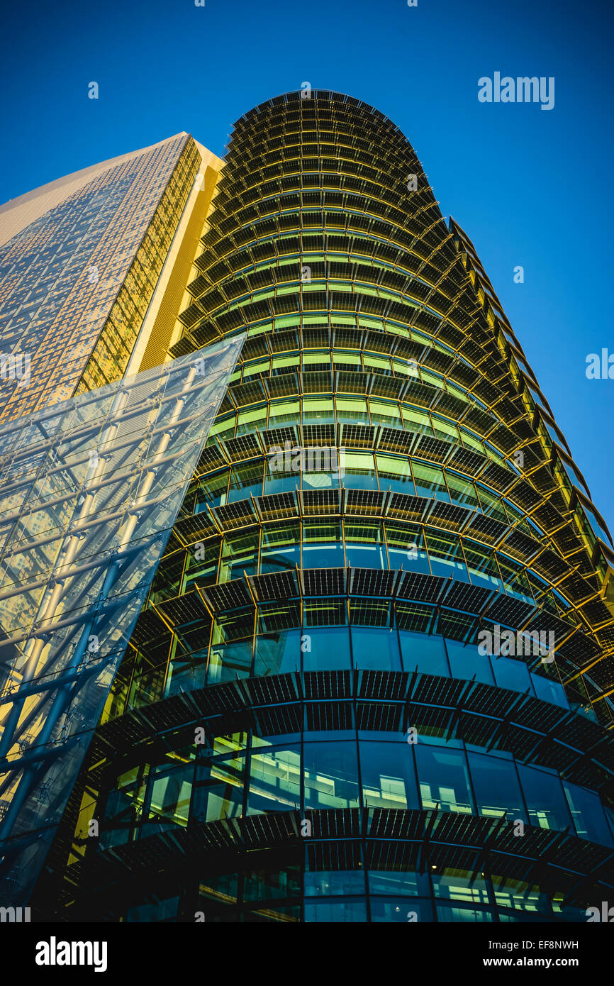 Corporate Modern crystal building, office spaces Stock Photo - Alamy