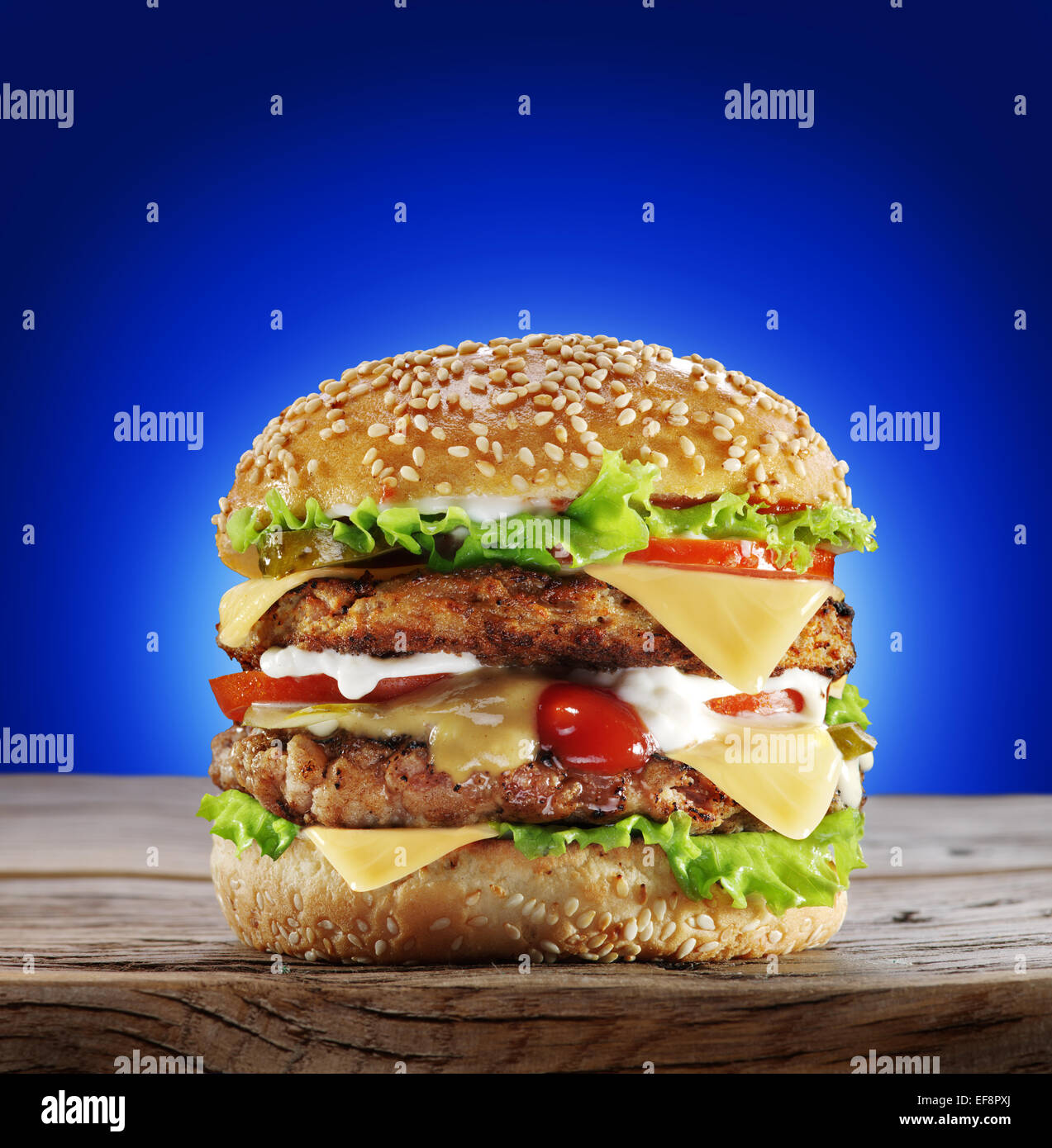 Fast food table background hi-res stock photography and images - Alamy