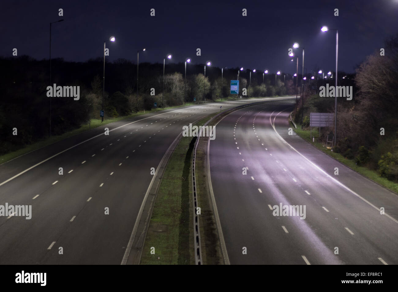 Empty motorway hi-res stock photography and images - Alamy