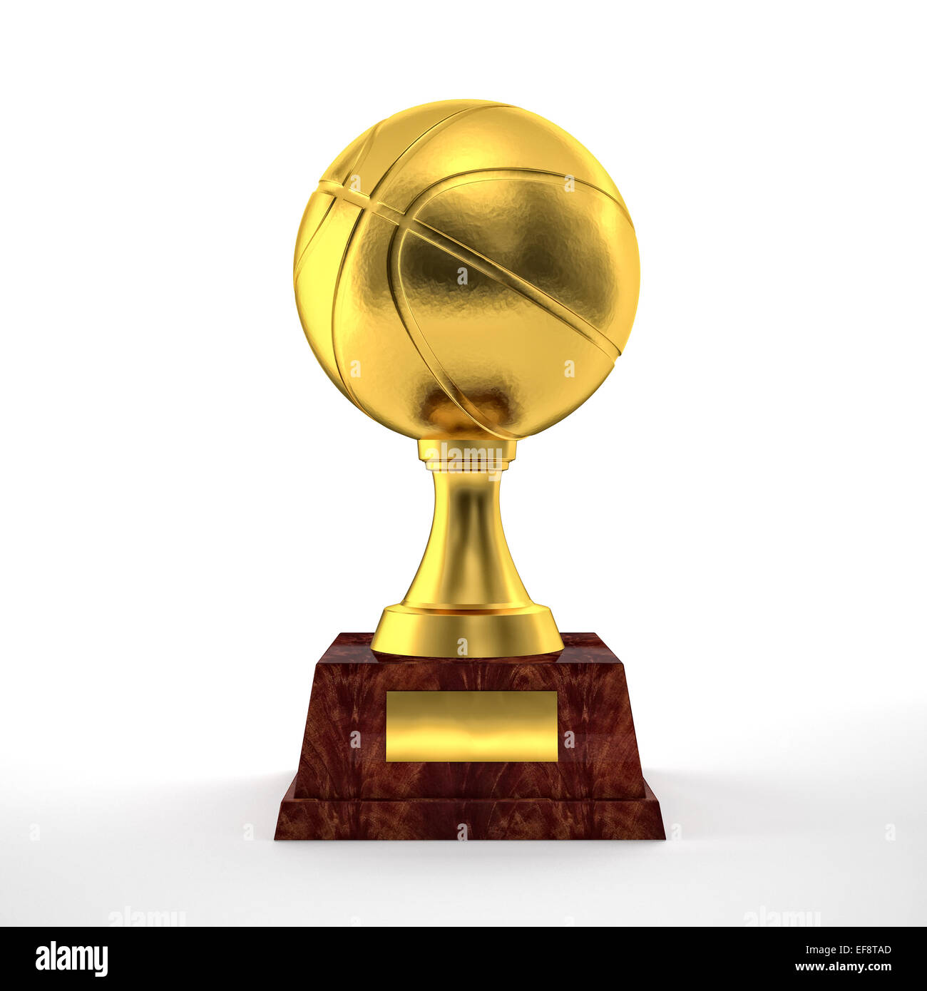 golden basket trophy on white Stock Photo - Alamy