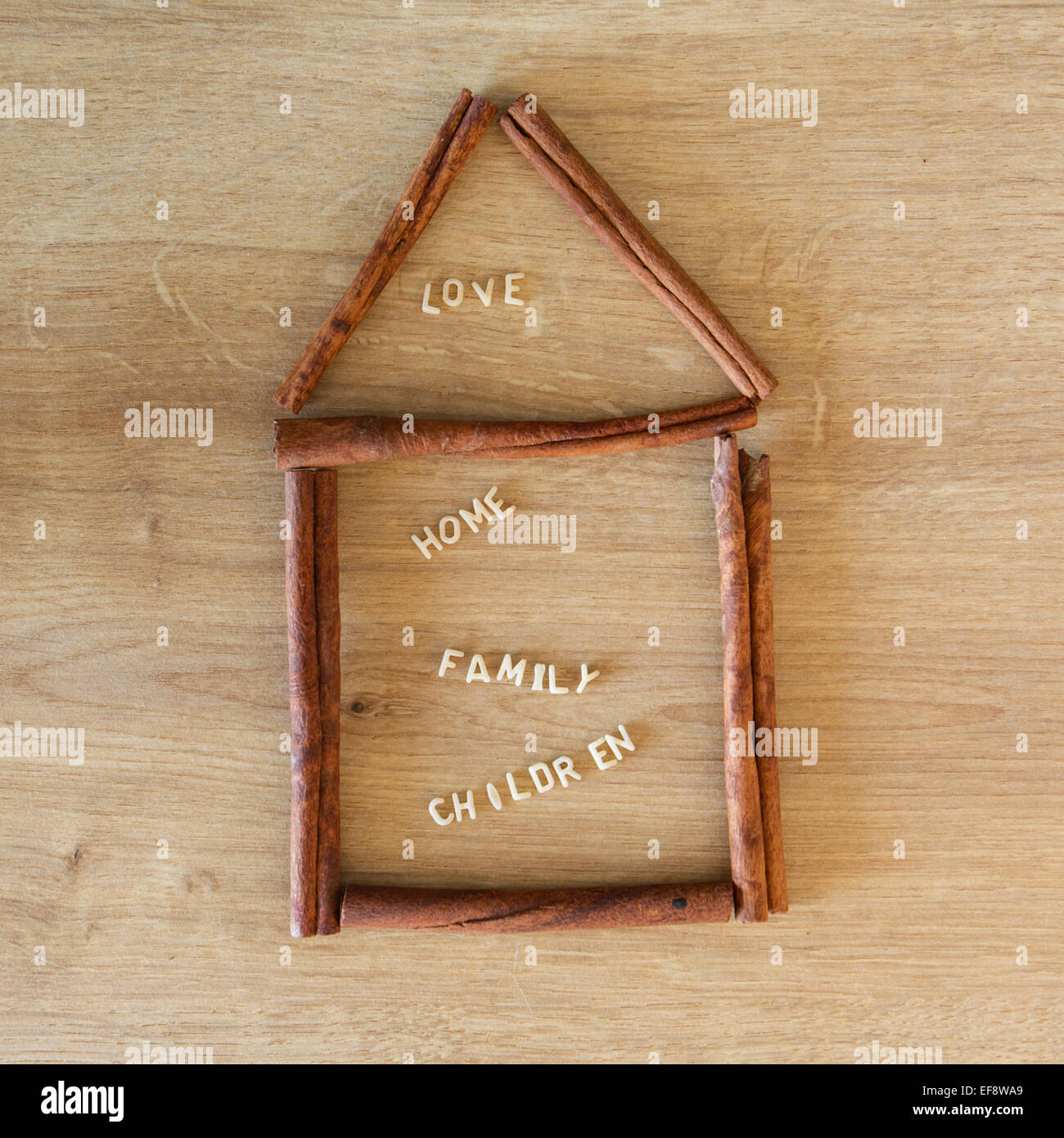 House made with cinnamon Stock Photo - Alamy