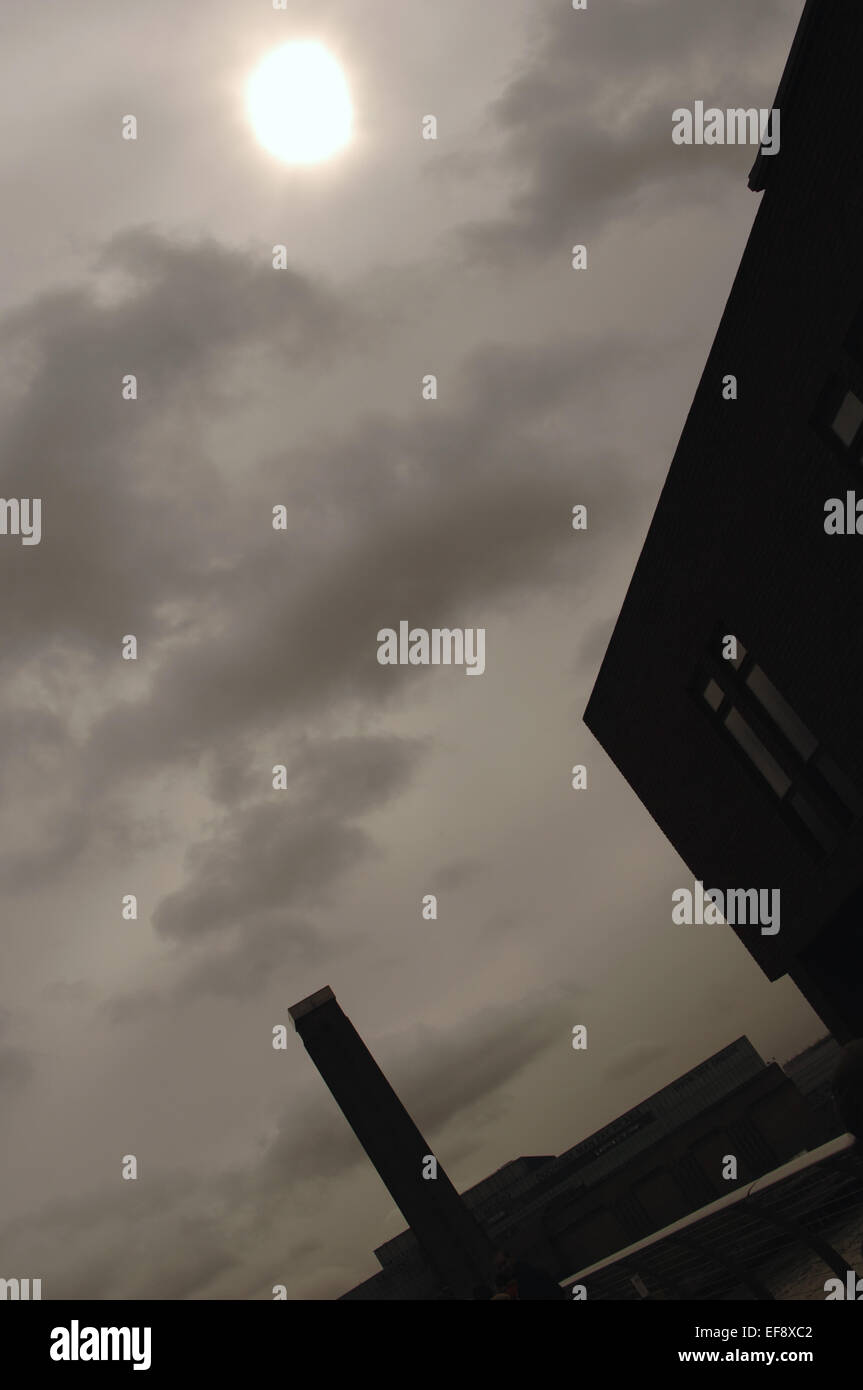 United Kingdom. London. Tate Modern, modern art gallery. Profile ...