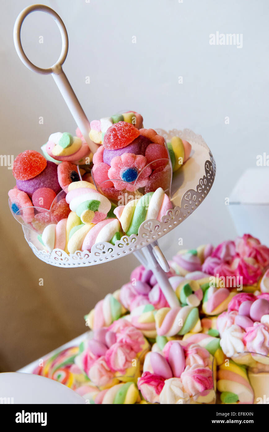 colorful candy in a dish Stock Photo - Alamy