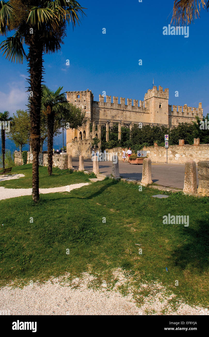 Veneto Garda Lake Torri del Benaco the Fortress Stock Photo - Alamy