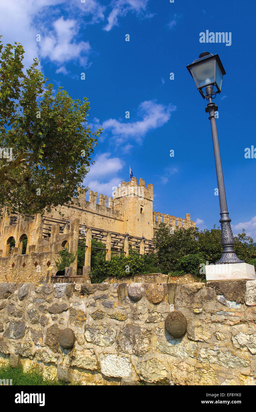 Veneto Garda Lake Torri del Benaco the Fortress Stock Photo - Alamy