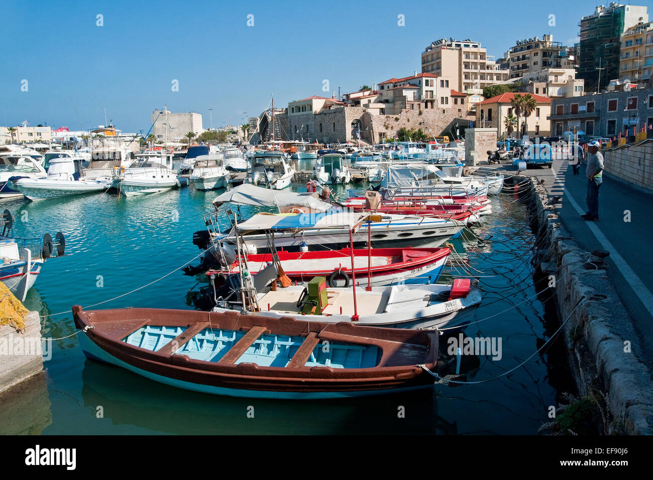 Cretan boats hi-res stock photography and images - Alamy