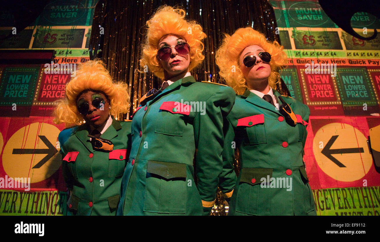 Performers: H Plewis, Sarah Fielding and Azara Meghie. Theatre ...