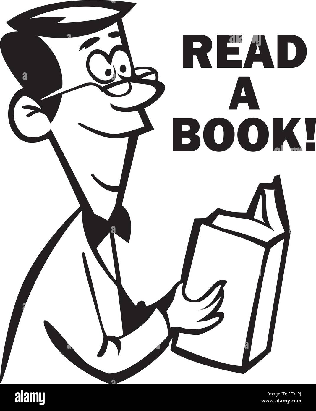 Reading cartoons hi-res stock photography and images - Alamy