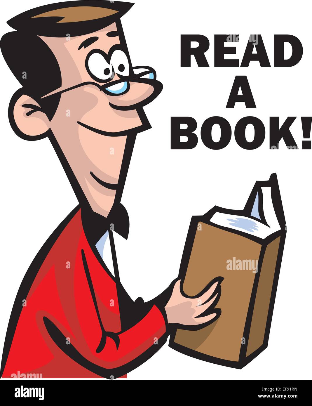 Reading cartoons hi-res stock photography and images - Alamy