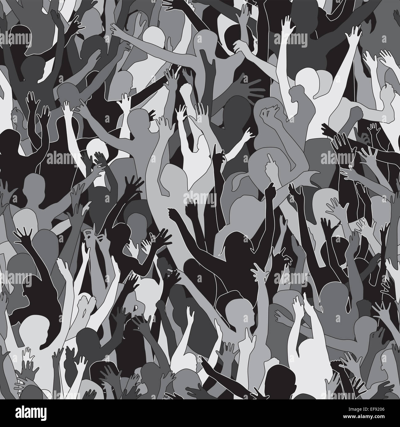 Wave your arms hi-res stock photography and images - Alamy