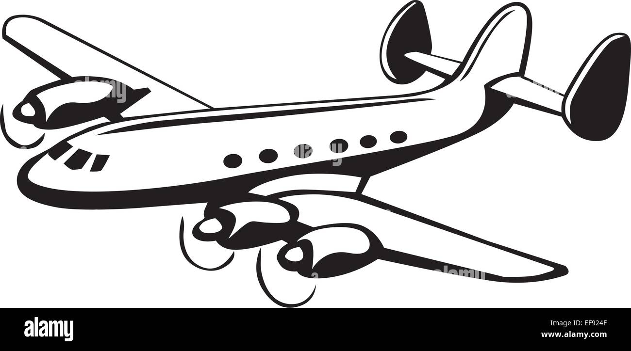 Air planes in flight Stock Vector Images - Alamy