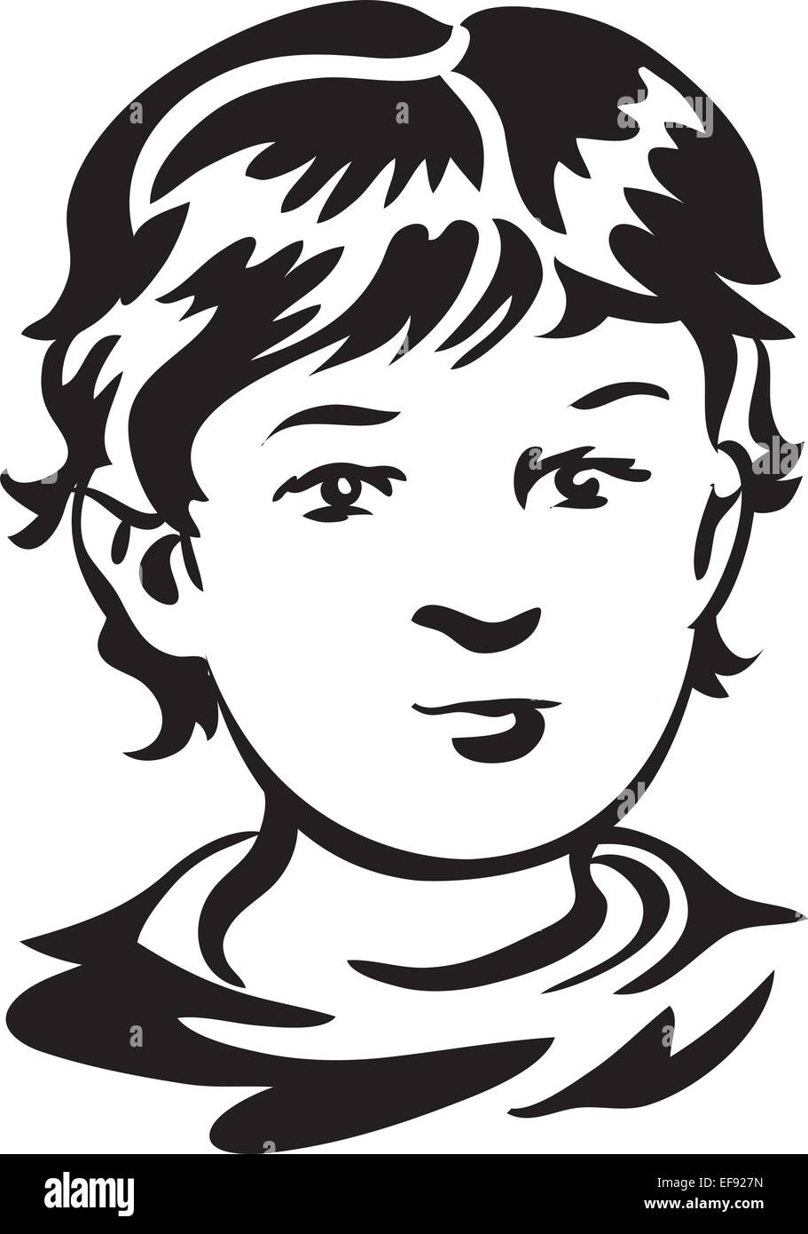 Boy drawing cartoons hi-res stock photography and images - Alamy