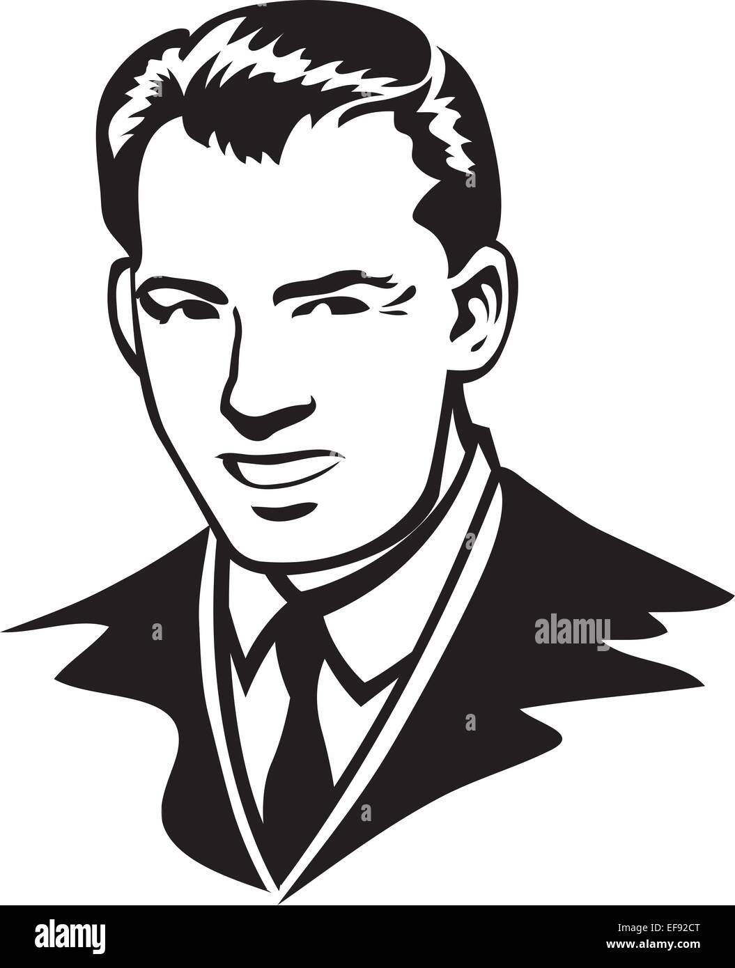 Portrait of a man Stock Vector Image & Art - Alamy