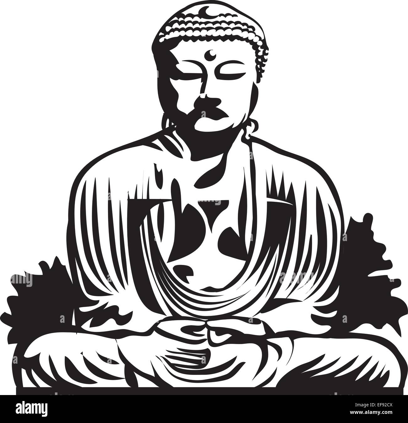 Sculpture with crossed legs Stock Vector Images - Alamy