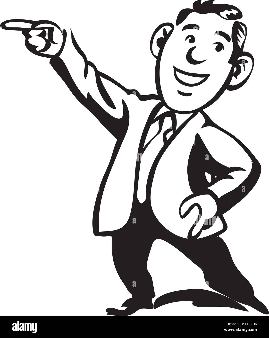 A man pointing Stock Vector Image & Art - Alamy