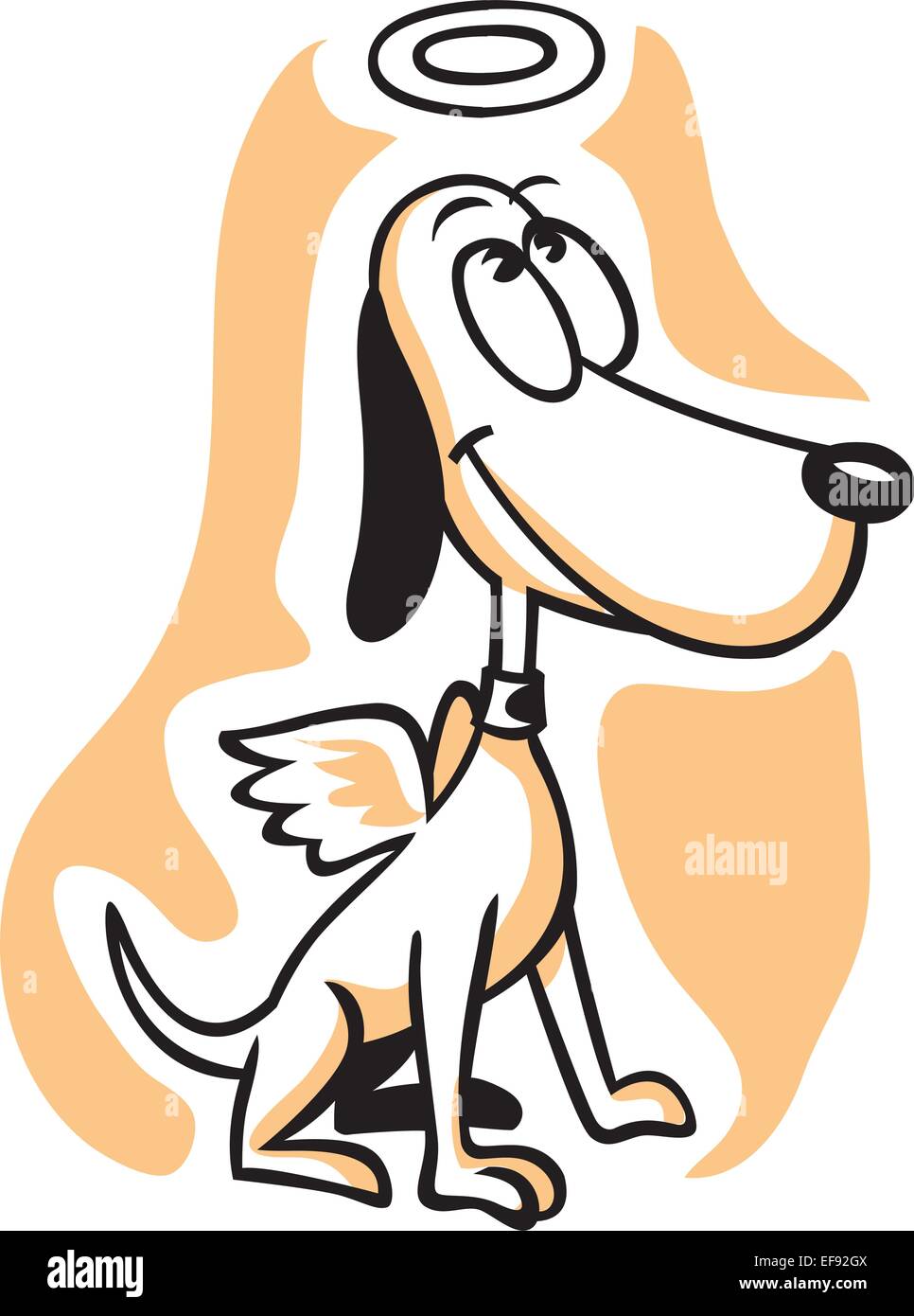 Dog angel wings hi-res stock photography and images - Alamy