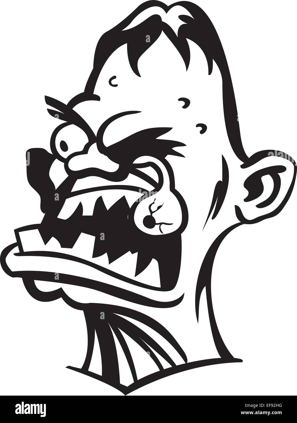 Evil Baby Face Drawing