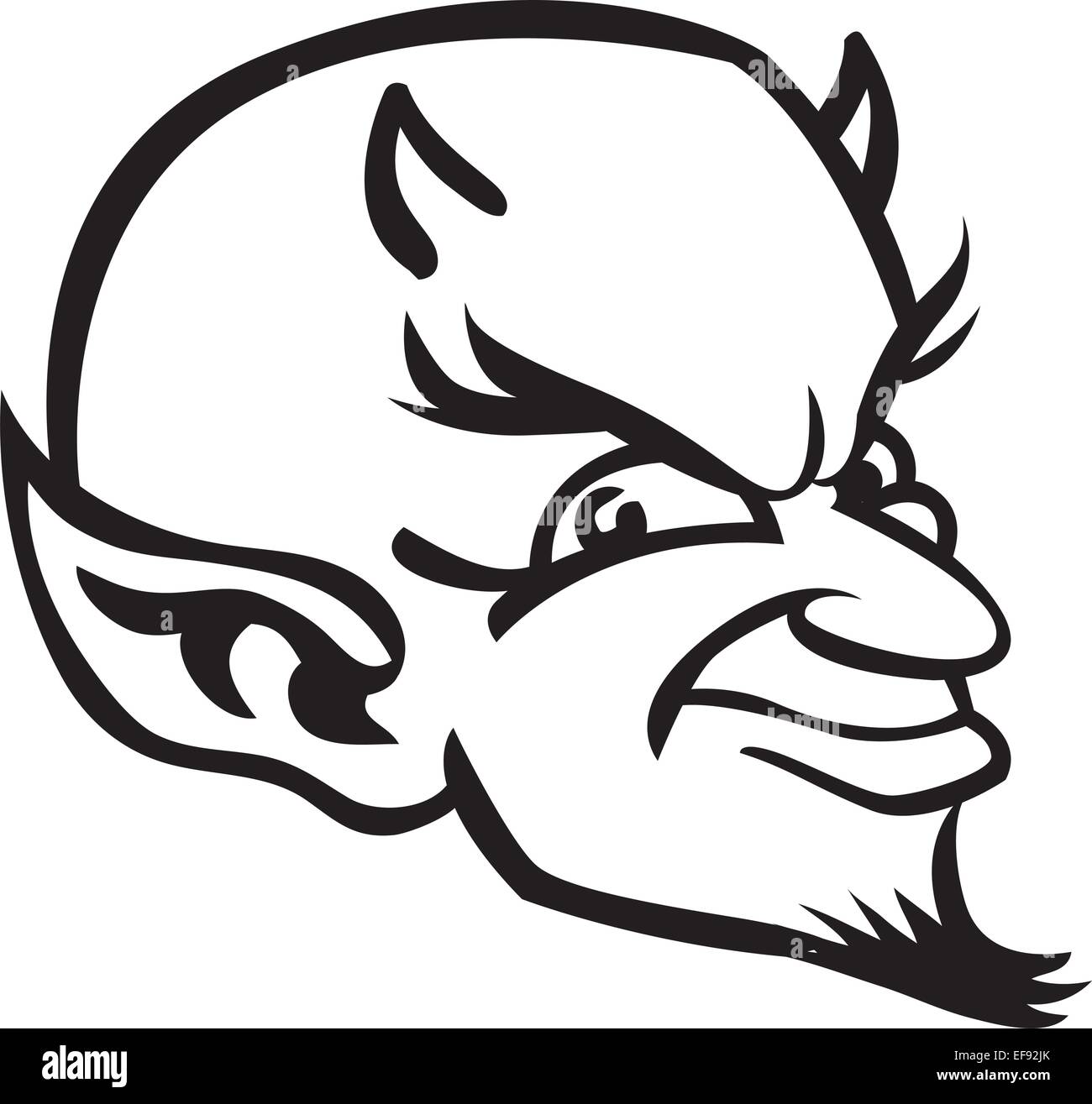 The devil's face Stock Vector Image & Art - Alamy
