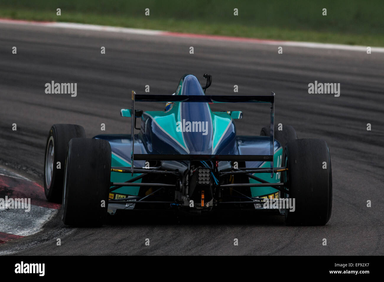 Imola, Italy - October 11, 2014: A Tatuus F.4 T014 Abarth of Cram ...