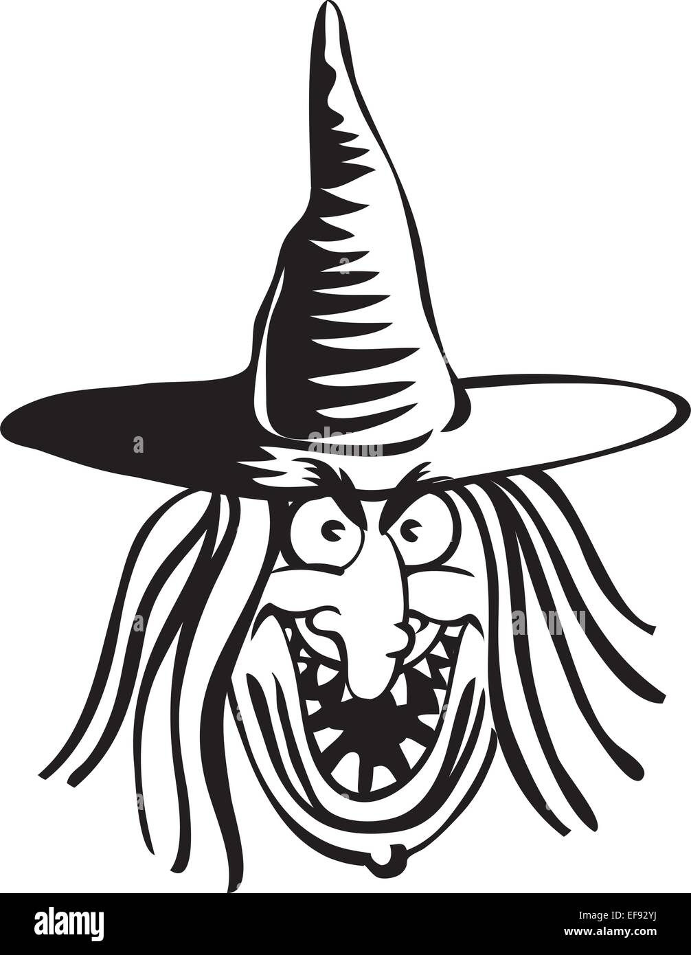 A witch's head Stock Vector Image & Art - Alamy