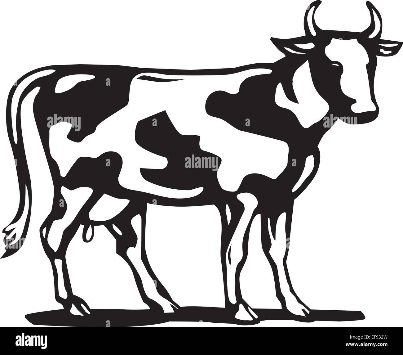 Cow cartoons hi-res stock photography and images - Alamy