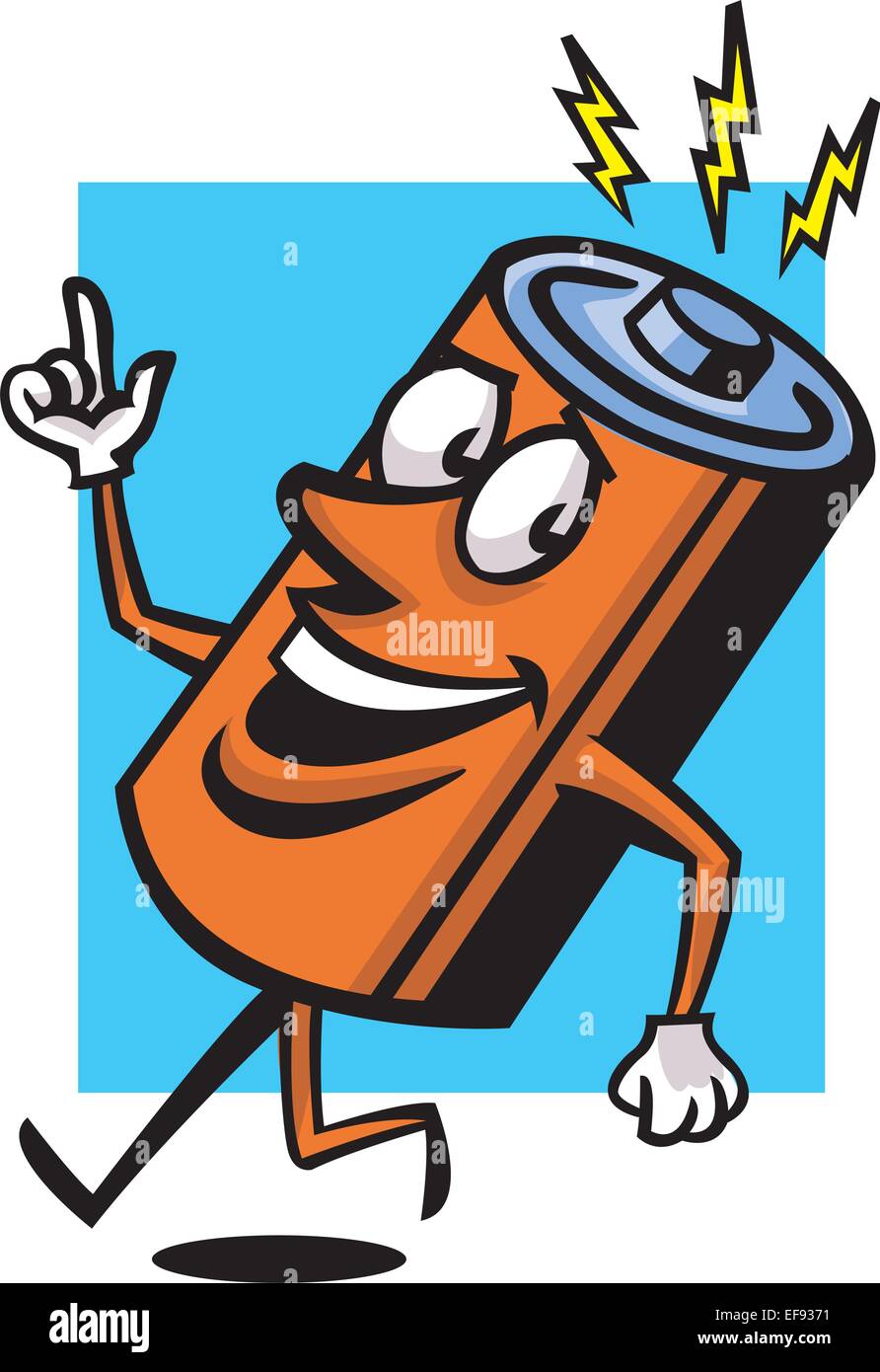 Cartoon battery hi-res stock photography and images - Alamy