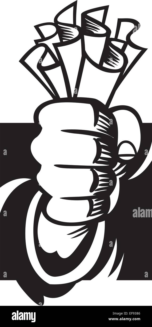 Hand banknote money Stock Vector Images - Alamy